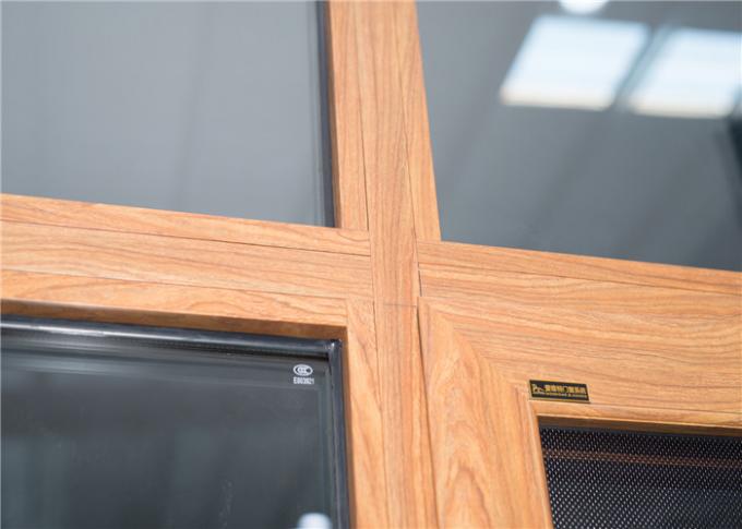 Office Floor Aluminium Frame Glass Window Gray Subframe Powder Coated